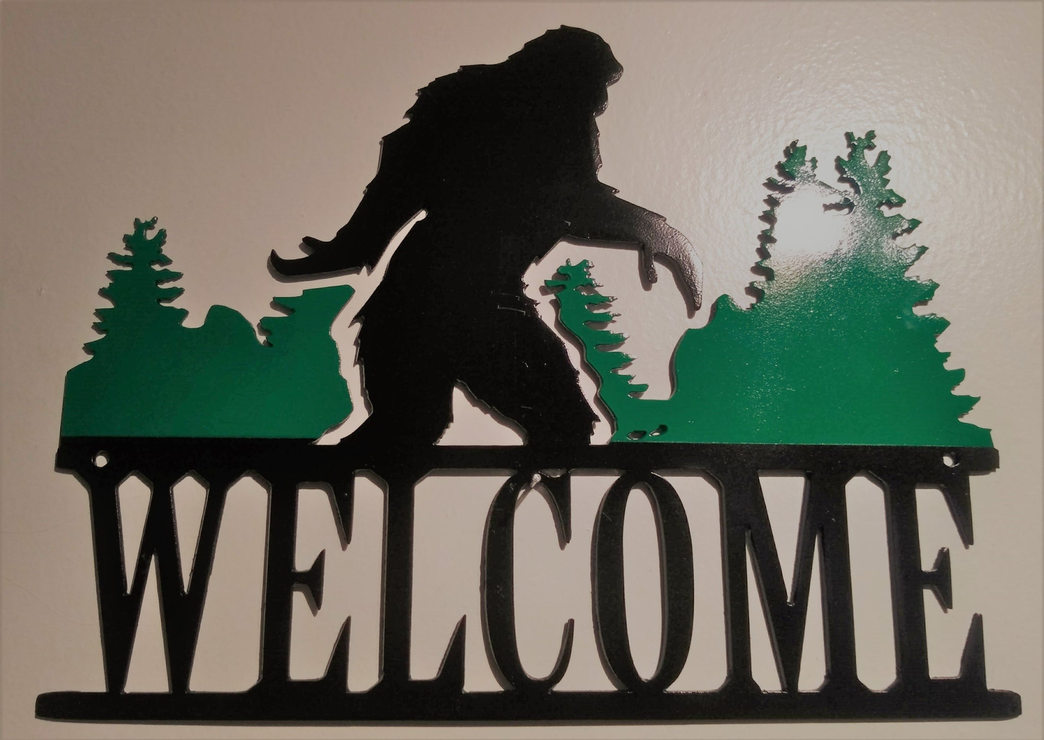 Big Foot Welcome Sign – FlashBurn Designs