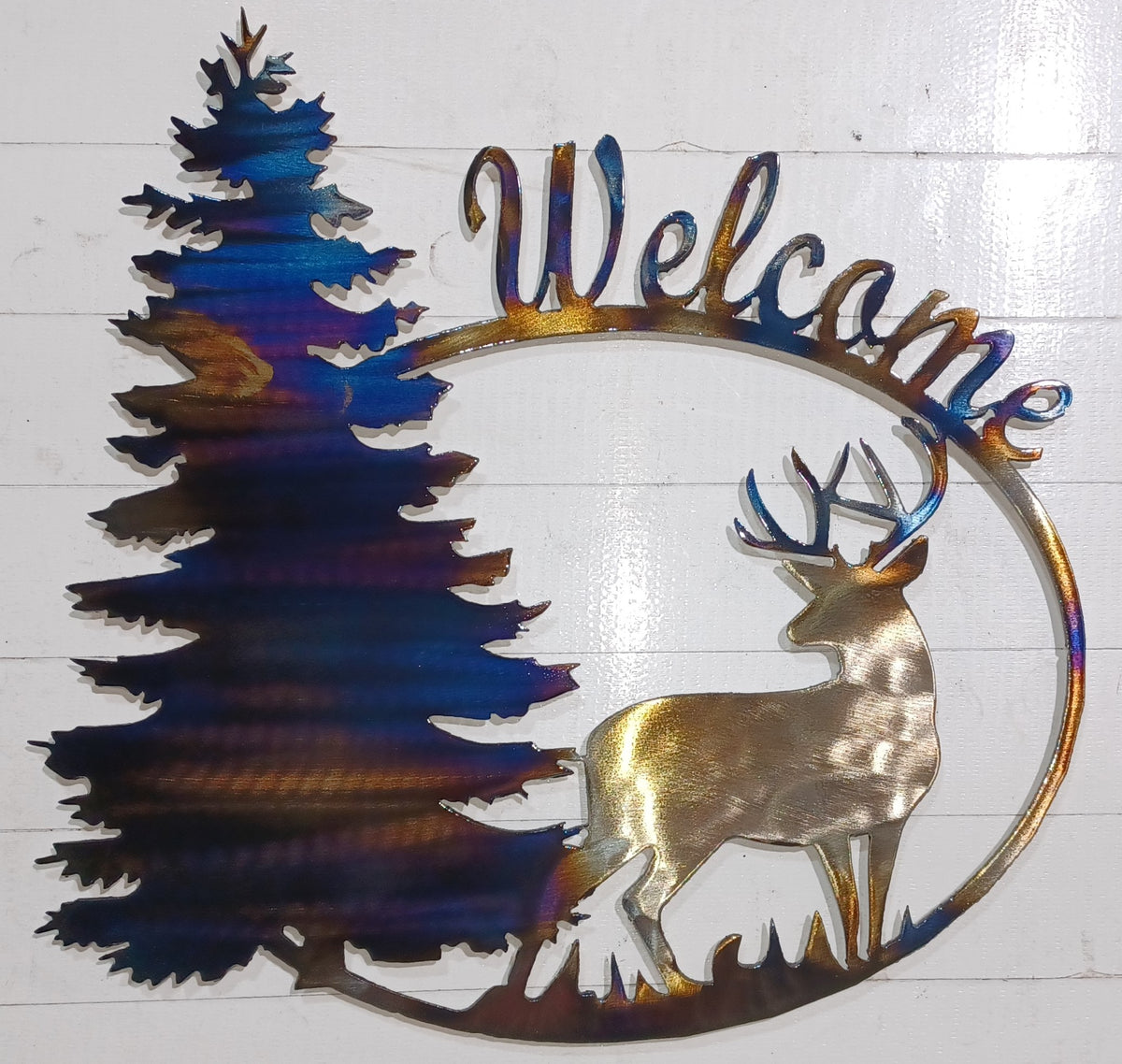 Deer Welcome Sign – FlashBurn Designs